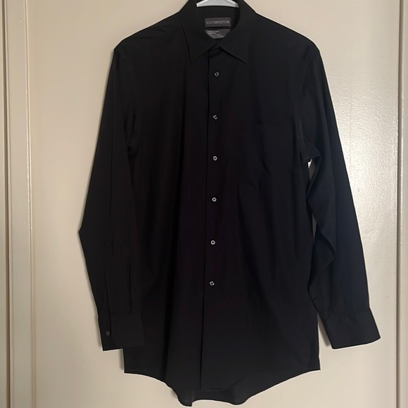 Covington | Shirts | Covington Mens Black Long Sleeve Dress Shirt ...